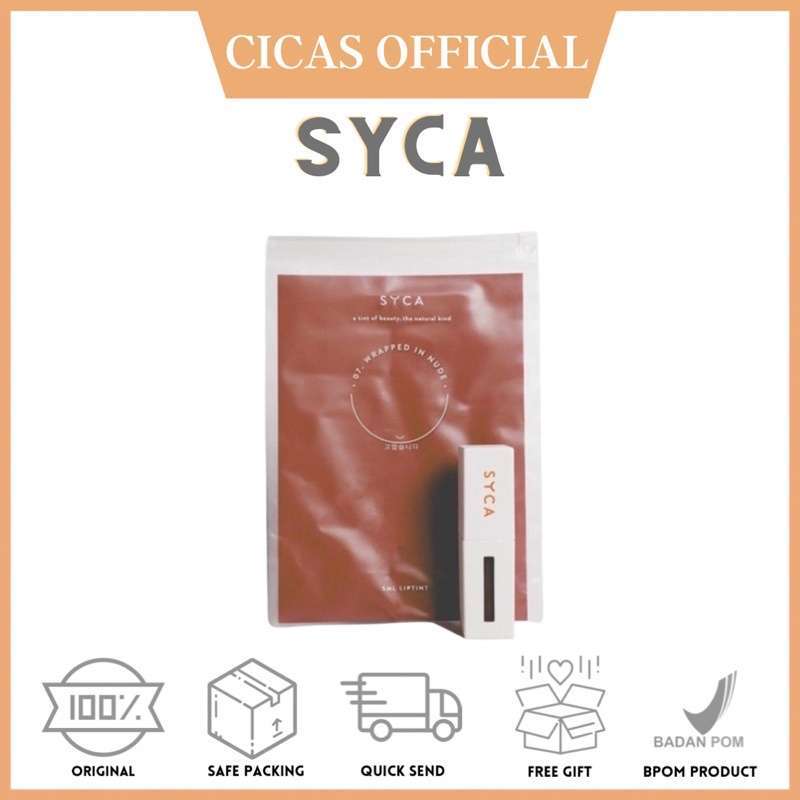 Jual Syca Lip Tint 07. Wrapped In Nude Di Seller Station Cosmetic ...