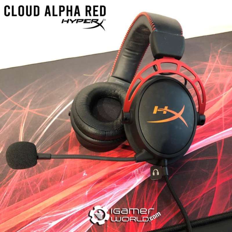 Jual HyperX Cloud Alpha Red Gaming Headset di Seller Toko Riobrian ...