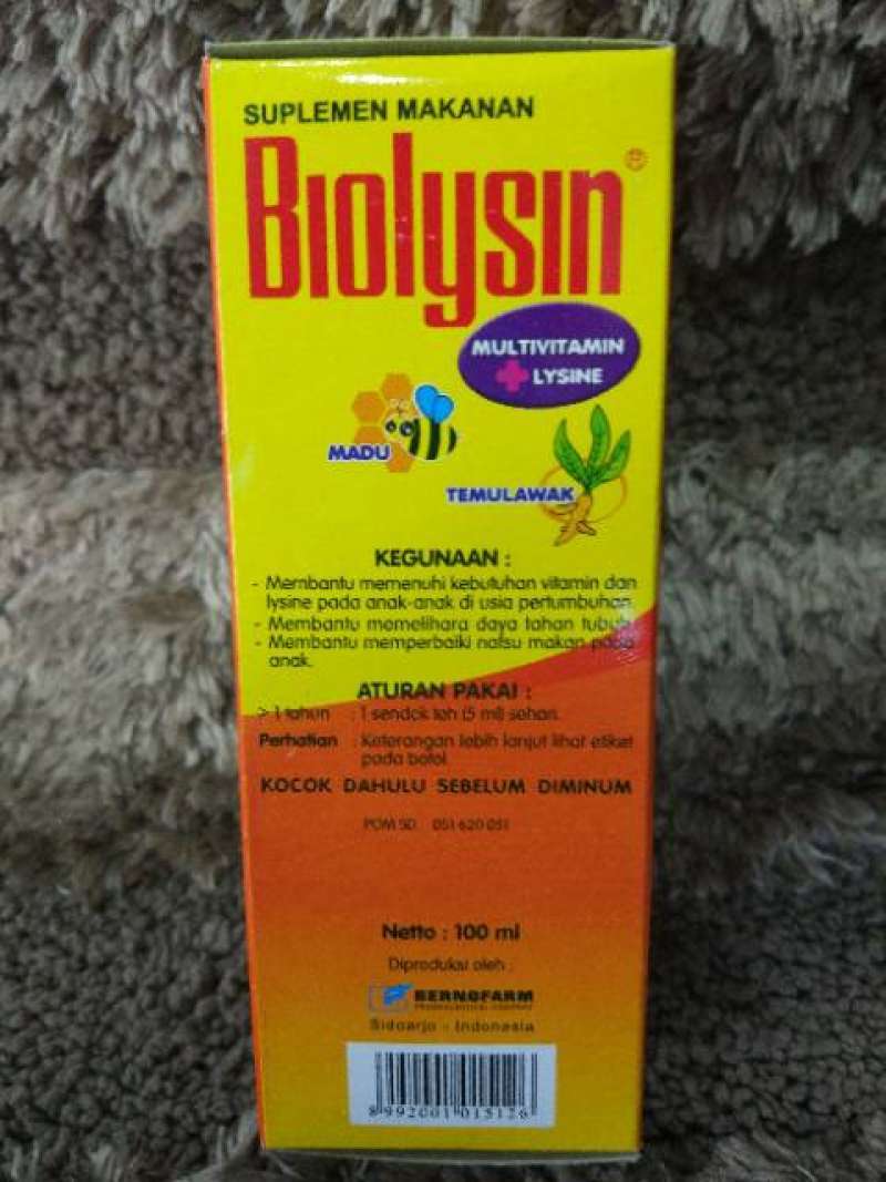 Jual Biolysin Syrup ( Suplemen Anak) Di Seller Toko Susu Asia Mandiri ...