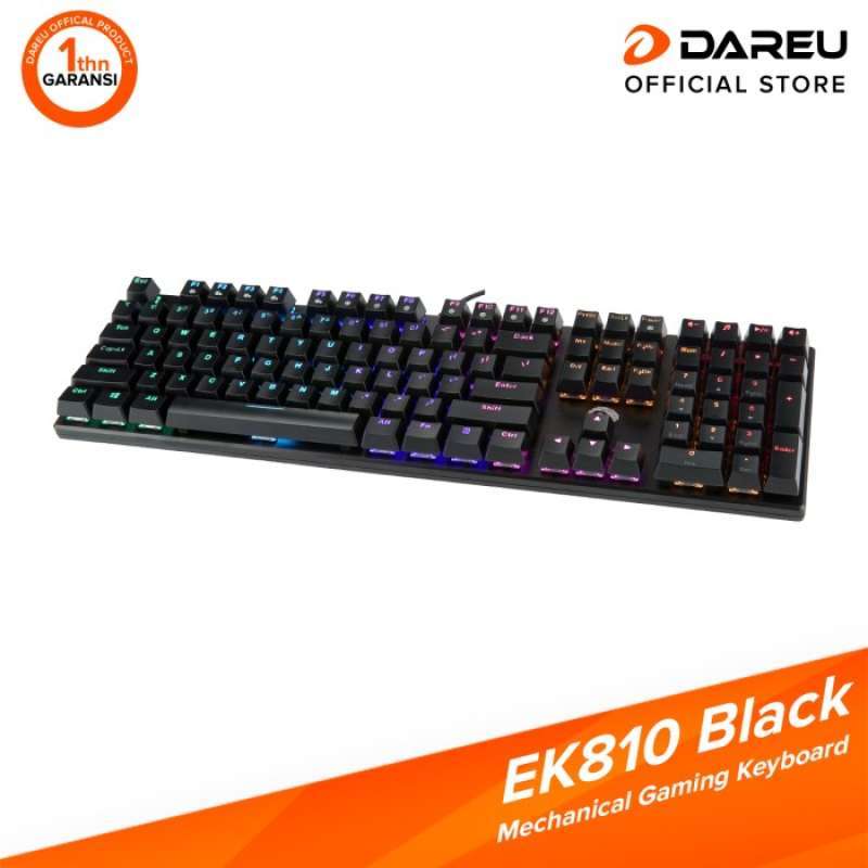 Jual Dareu Ek-810 Mechanical Gaming Keyboard Black Fullsize Di Seller ...