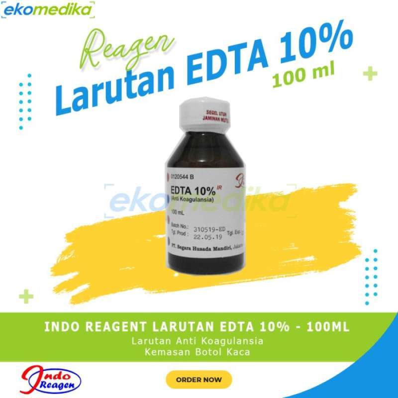Jual INDO REAGENT Larutan EDTA 10% 100ML di Seller Sunbrink Medika ...