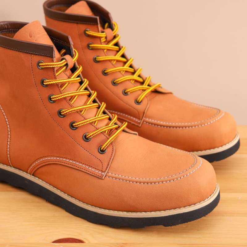 Jual Sepatu Boot Pria Hitam Redwing Style Moctoe Kulit Asli Model Edgar ...
