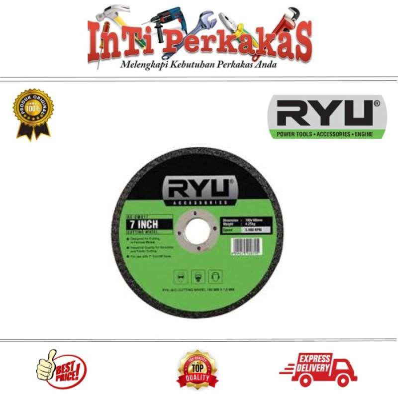Promo CUTTING WHEEL 7 RYU / RYU BATU POTONG BESI dan STAINLESS STEEL 7 INCH Diskon 50% di Seller ...