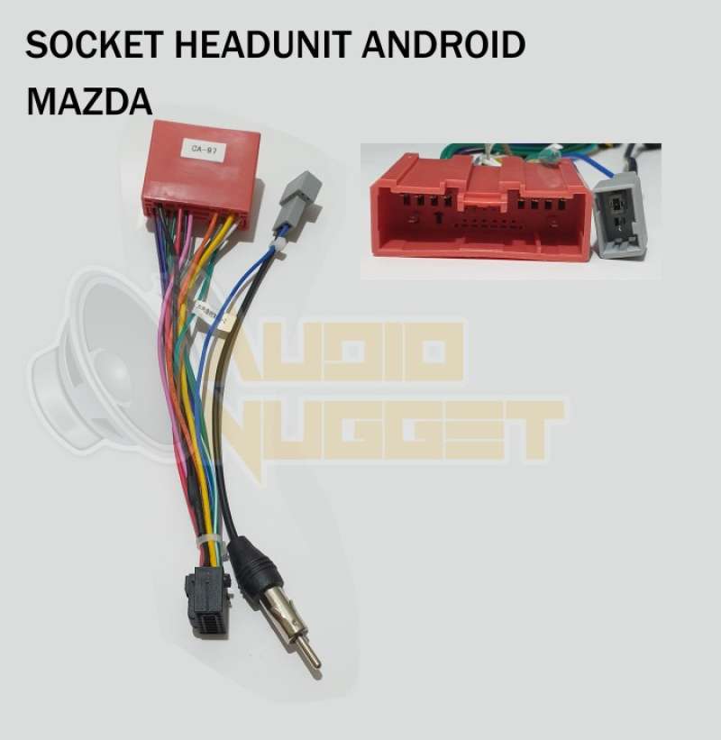 Jual SOCKET SOKET KABEL HARNESS HEAD UNIT ANDROID MAZDA FORD di Seller ...