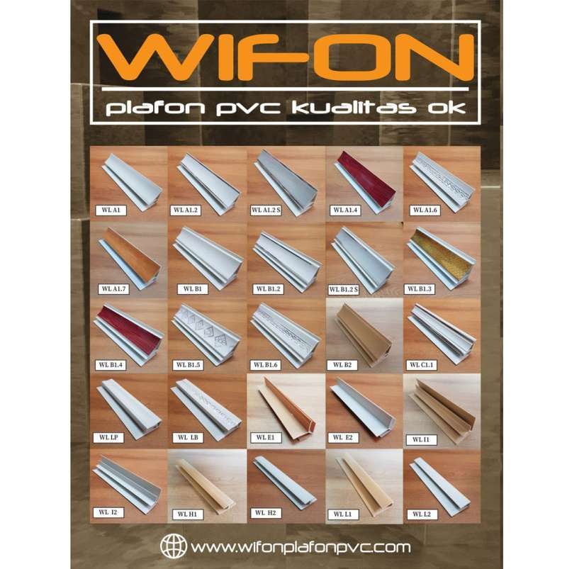 Jual List Plafon Pvc Wifon Di Seller Permata Material & Tools - Toko ...