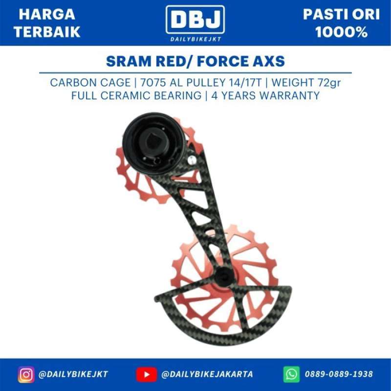 Jual OSPW OVERSIZED PULLEY NOVA RIDE SRAM RED FORCE AXS CERAMIC BEARING ...
