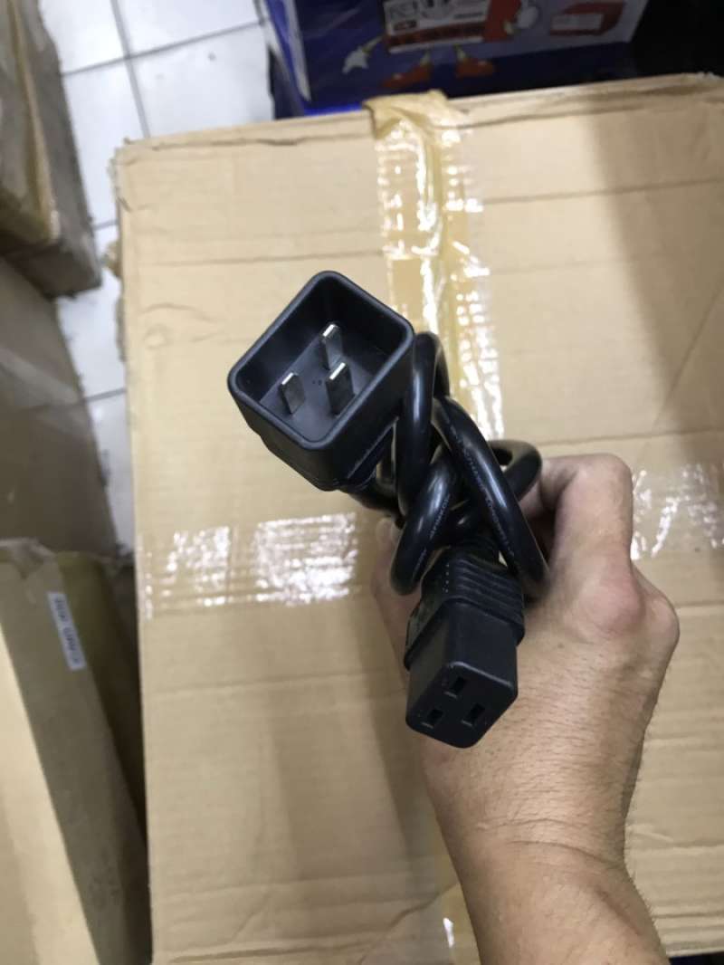 Jual Kabel power output Ups apc Cord C19 to C20 16A 250V 2,5M di Seller ...