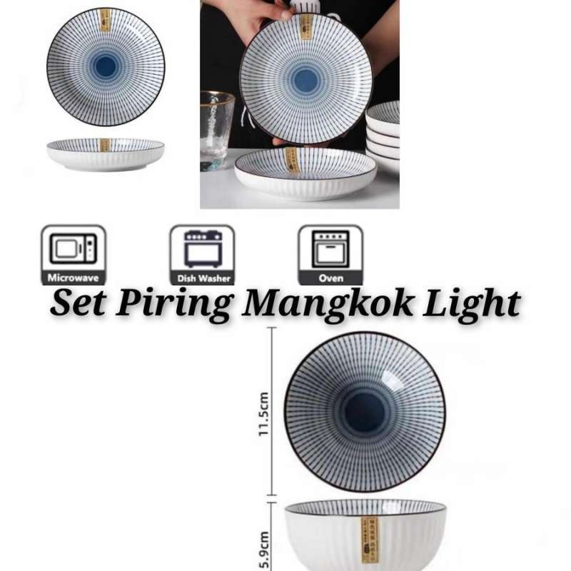 Promo Dinner Set Keramik / Piring Mangkok Keramik Japan Style / Wedding ...