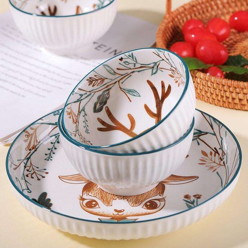 Jual Dinner Set Keramik / Piring Mangkok Keramik Japan Style / Wedding ...
