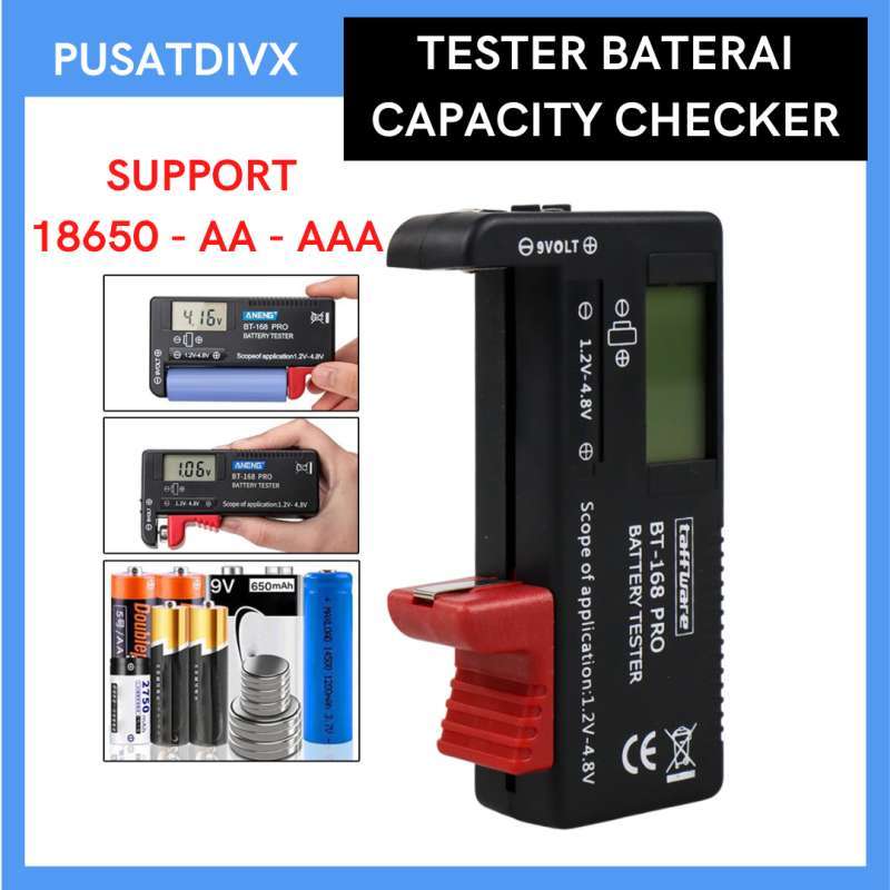 Jual Pusatdivx Taffware Tester Baterai Capacity Checker Aa Aaa Display Digital Di Seller