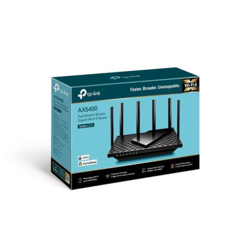 Jual TPLink Archer-AX72 , AX5400 Router DualBand Gigabit WiFi 6 Archer ...