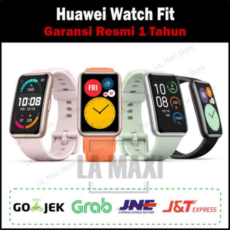 Jual Huawei Watch Fit Amoled Display Smartwatch Garansi Resmi - Hitam ...