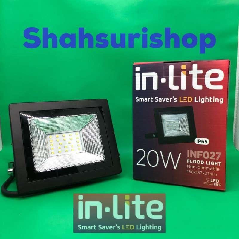 Jual Lampu Sorot Led Inlite In-lite 20w 20 W 20 Watt Floodlight Inf027 - Kuning Di Seller ...