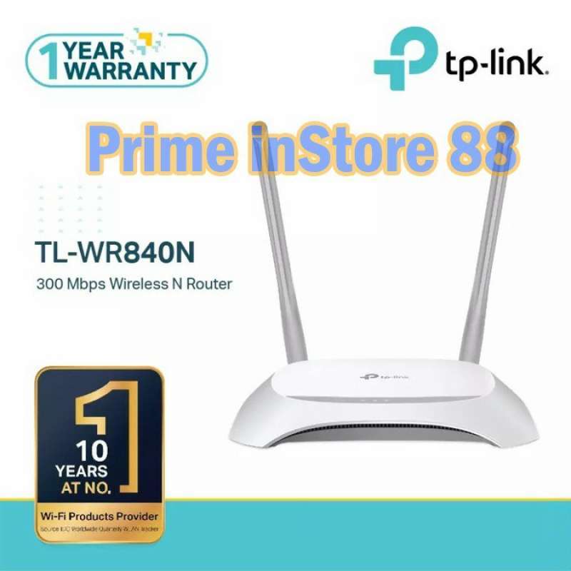 Promo TP-Link TL-WR840N Wireless Router 300Mbps - Random Diskon 33% di ...