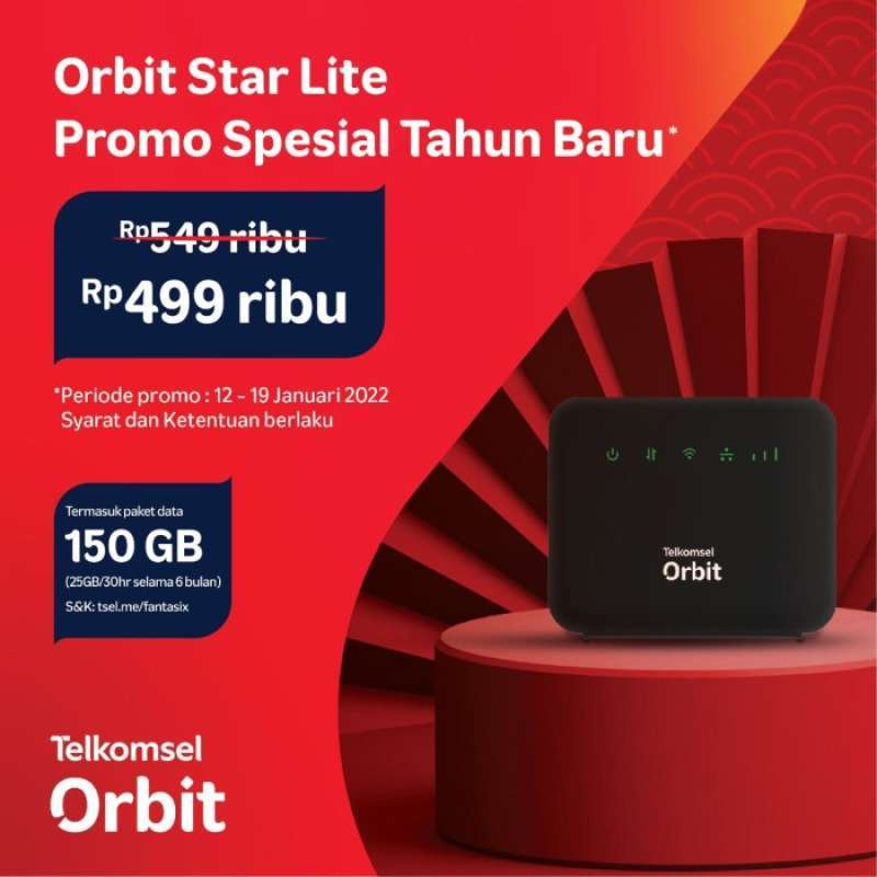 Jual Telkomsel Orbit Star Lite Modem Wifi 4g High Speed Bonus Data 50gb ...