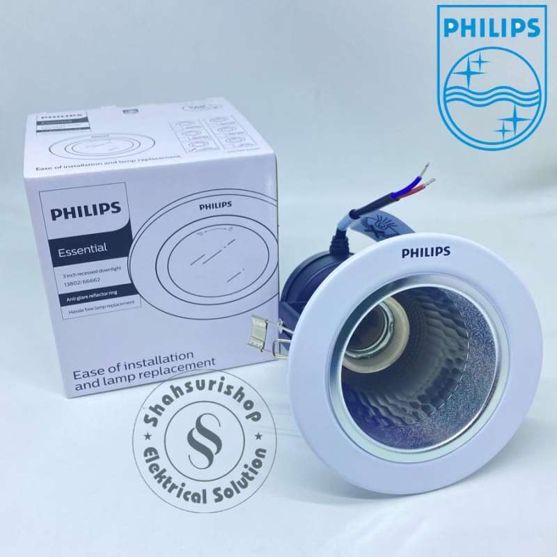 Jual PHILIPS DOWNLIGHT RECESSED WHITE 66662 3 INCH 3 PUTIH MAX 9 WATT di Seller shahsuri shop ...