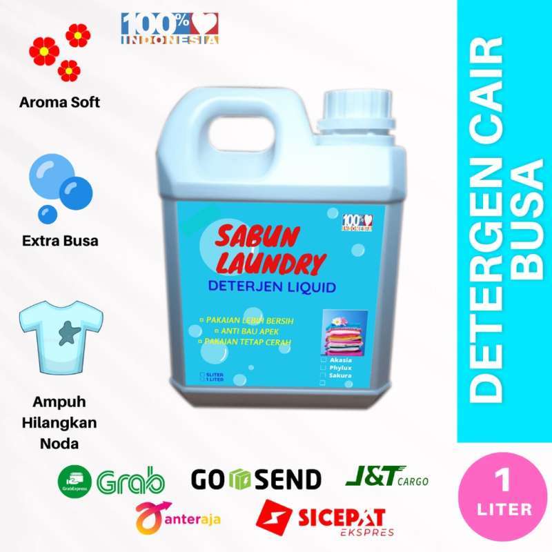 Jual DETERJEN CAIR EXTRA BUSA 1 Liter di Seller Nadine Laundry - Meruya ...
