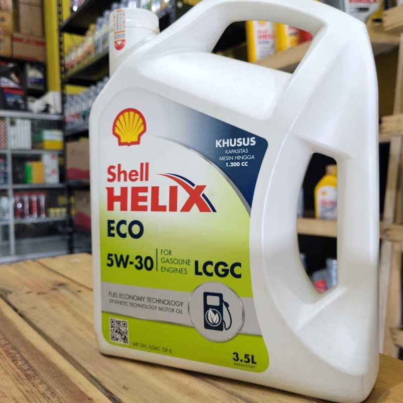 Jual SHELL HELIX ECO 5W30 3.5L - oli mesin mobil LCGC / maks. 1200cc di ...