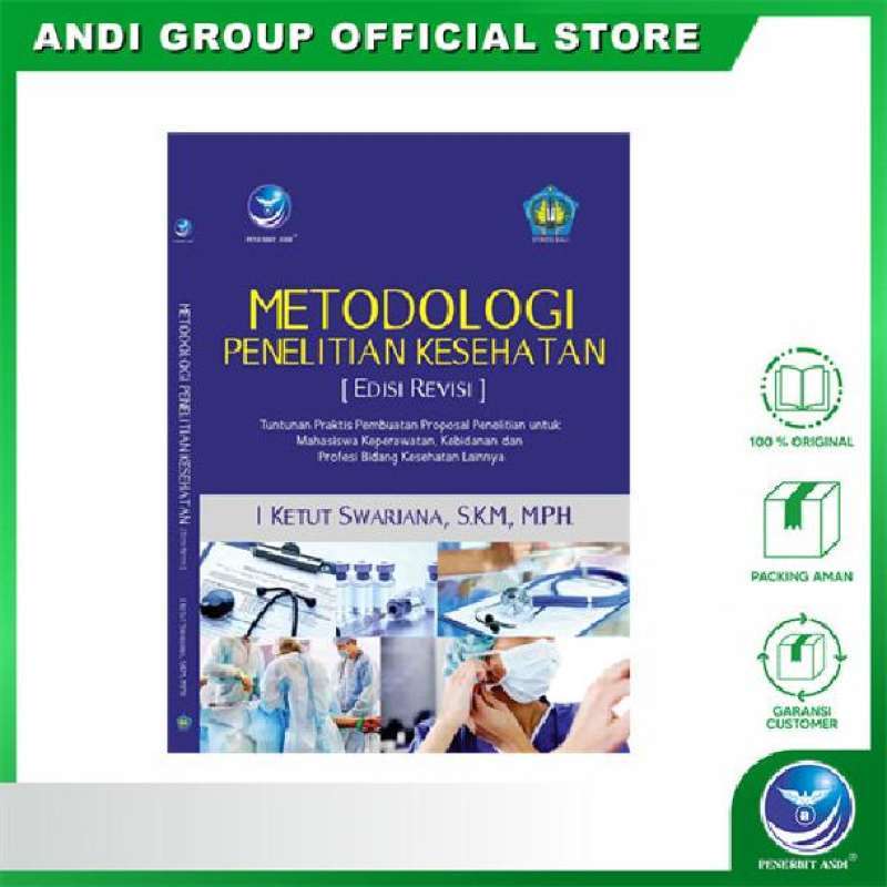 Jual Metodologi Penelitian Kesehatan (Edisi Revisi) di Seller Penerbit Andi - Kab. Sleman, DI ...