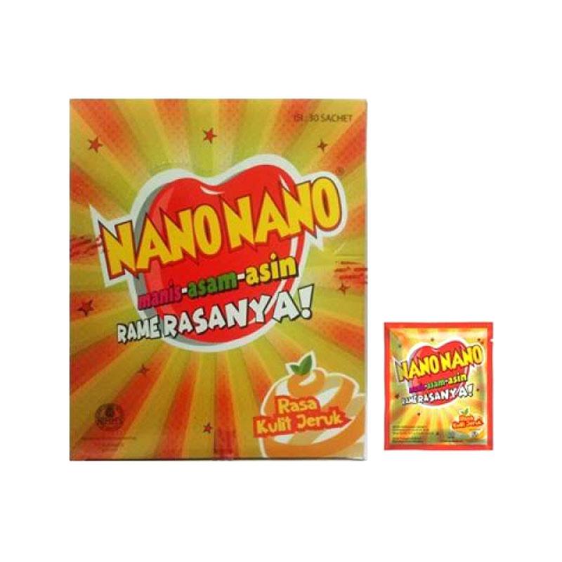 Jual NANO NANO Permen Rasa Kulit Jeruk [30 Sachet @5 butir] di Seller ...