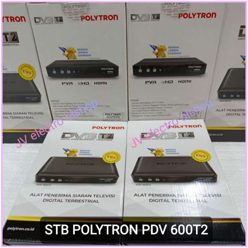 Jual Set Top Box Tv Digital Polytron / Stb Polytron Dvb T2 Receiver ...
