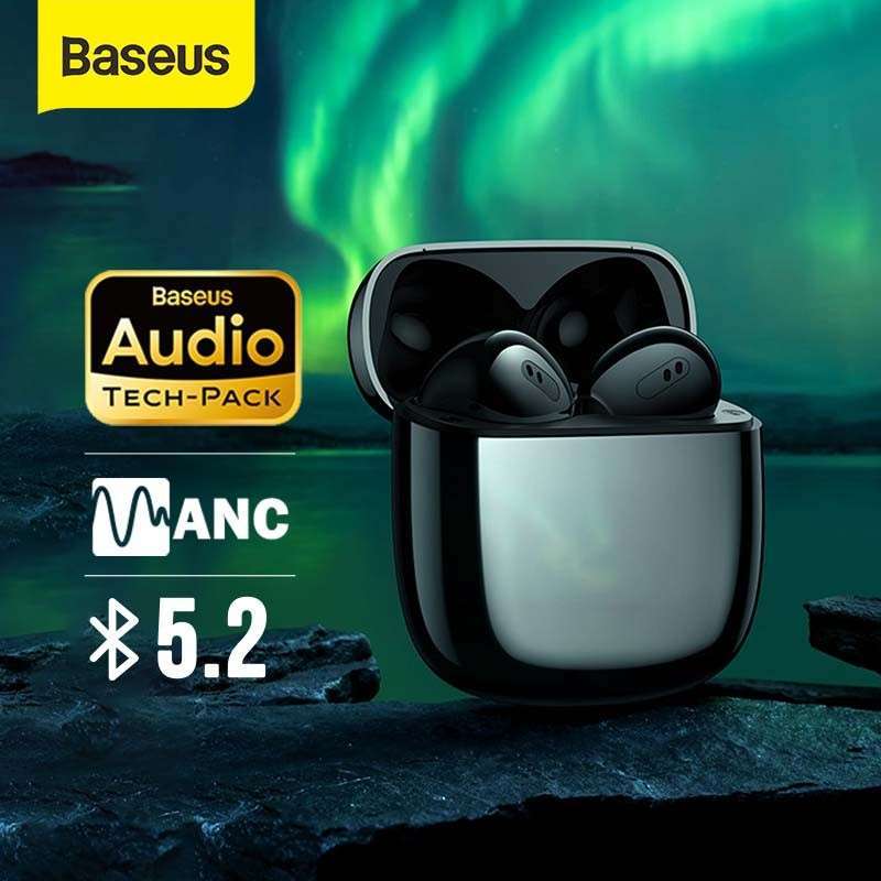 Jual BASEUS TRUE WIRELESS BLUETOOTH STORM 3 EARPHONE EARBUDS TWS ANC ...