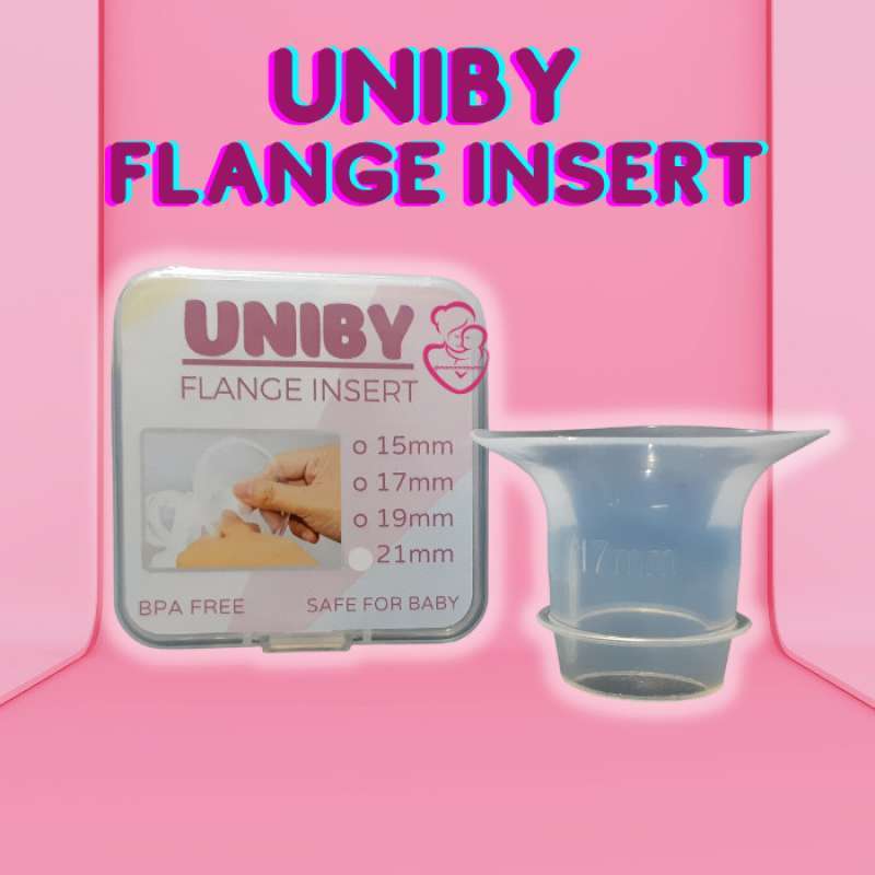 Jual UNIBY SILICONE FLANGE INSERT SISIPAN CORONG POMPA ASI BREASTPUMP ...