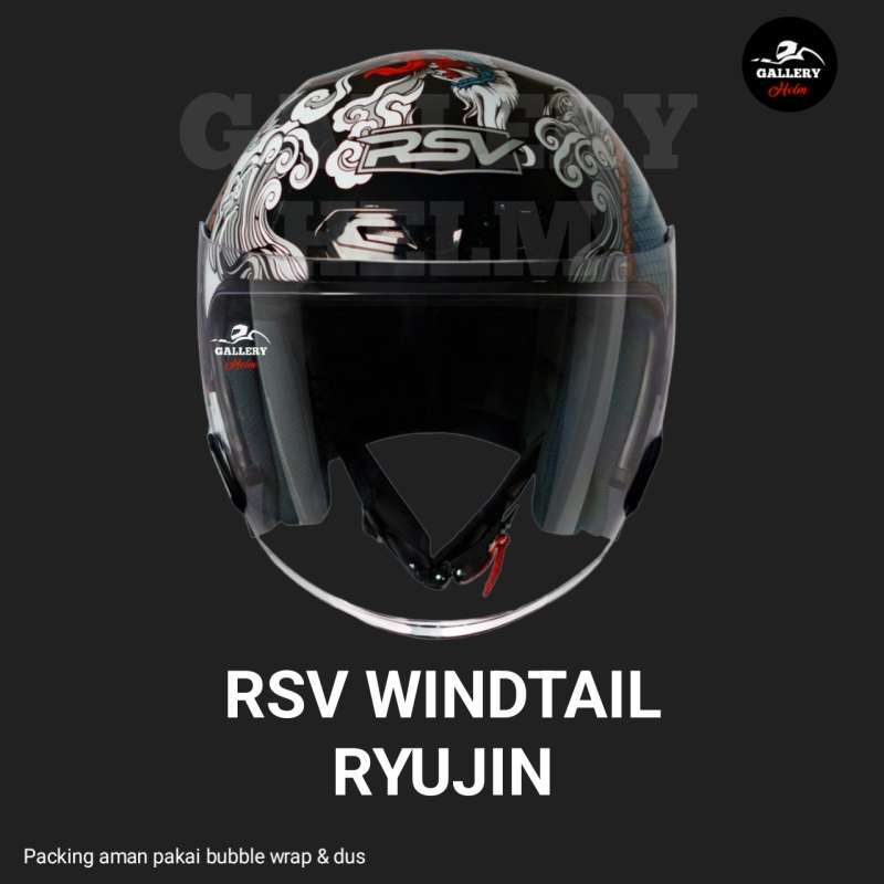 Promo Rsv Windtail Ryujin / Helm Rsv Half Face Terbaru Diskon 22% Di ...