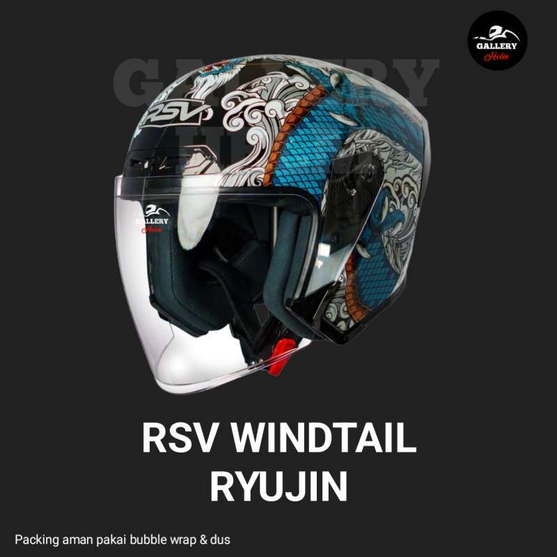 Promo Rsv Windtail Ryujin / Helm Rsv Half Face Terbaru Diskon 22% Di ...