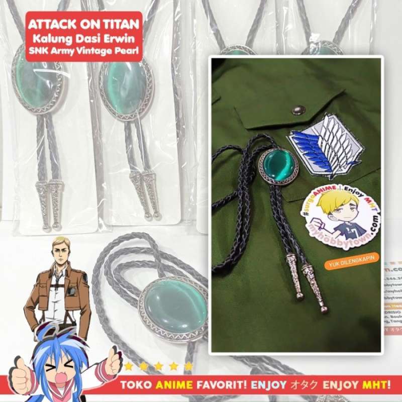 Jual Kalung Dasi Anime Aot Snk Attack On Titan Survey Corps Scouting ...