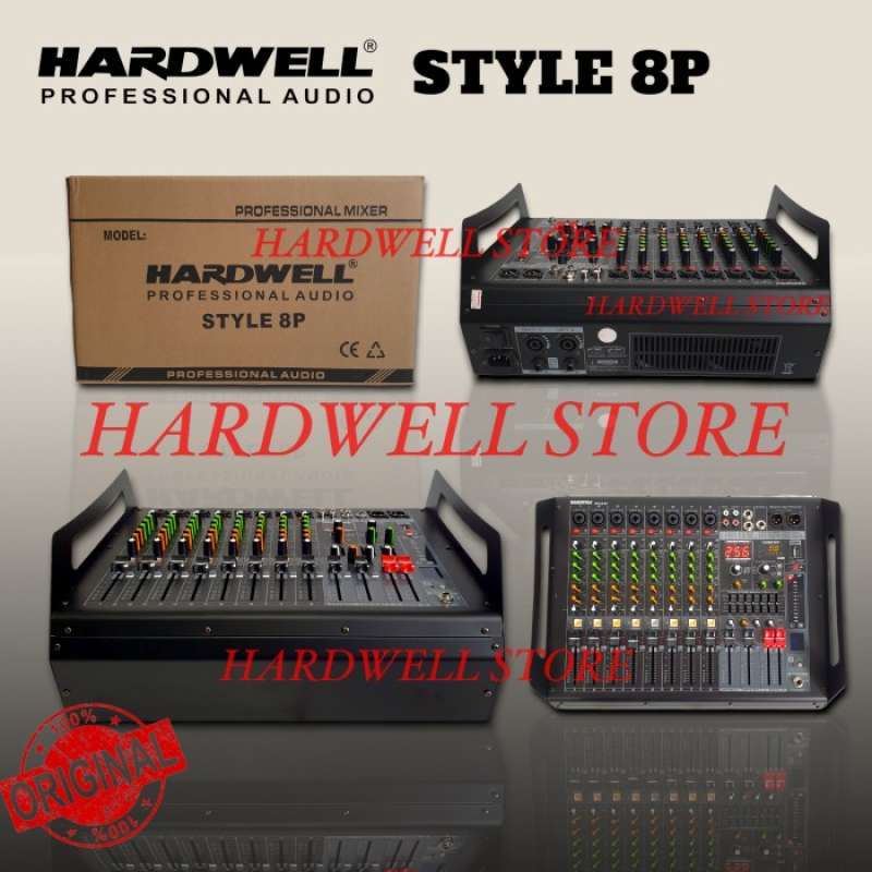 Promo Power Mixer 8 Channel HARDWELL STYLE 8P Original Power Mixer ...