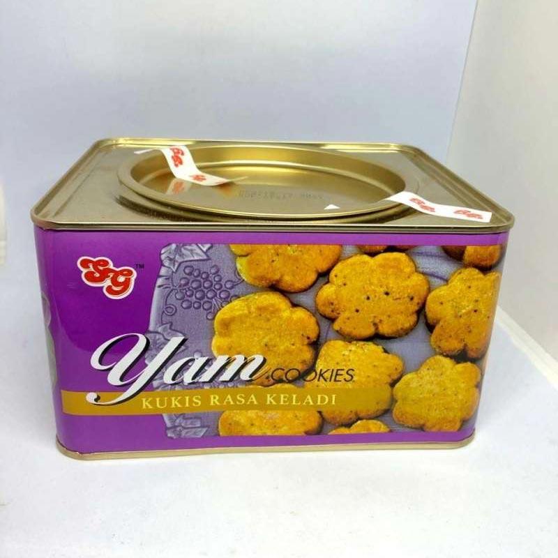 Jual Cookiesku Yam Yam Roti Keladi Malaysia Kaleng Cookies di Seller ...