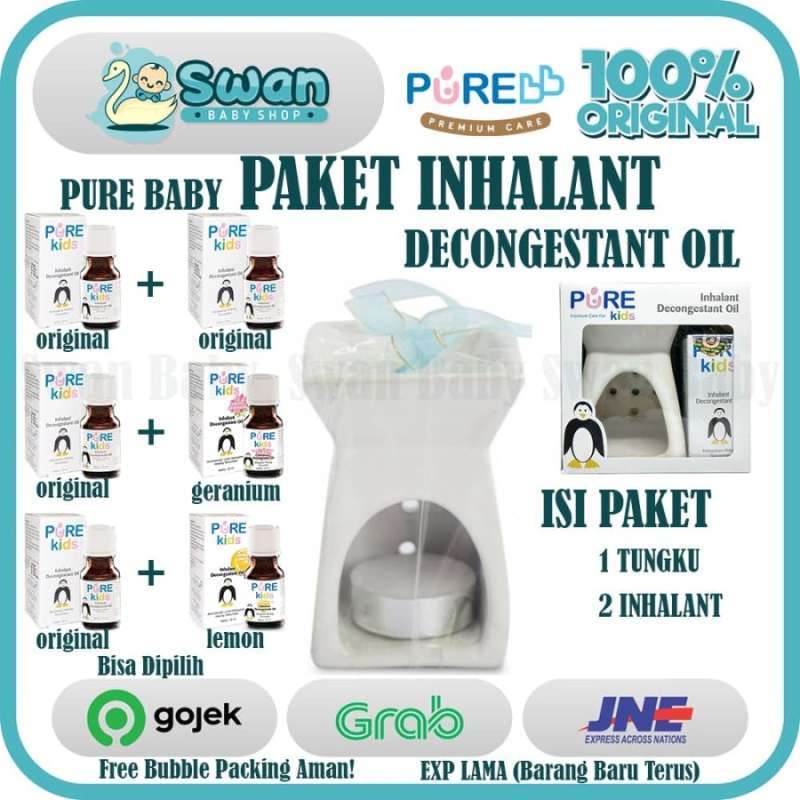Jual Pure Bb Inhalant Decongestant Oil + Tungku Di Seller Swan Baby ...