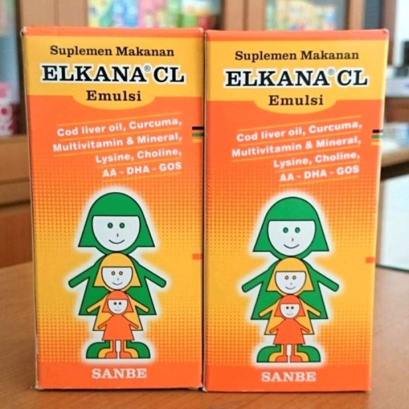Jual Elkana Cl Emulsi 120 Ml - Multivitamin Kesehatan Anak Di Seller ...