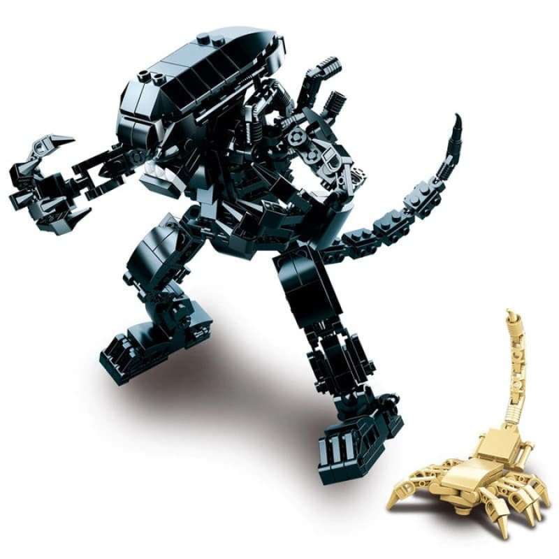 Jual Brick Sluban M38-b0720b Movie Alien Vs Predator Warrior Armored ...