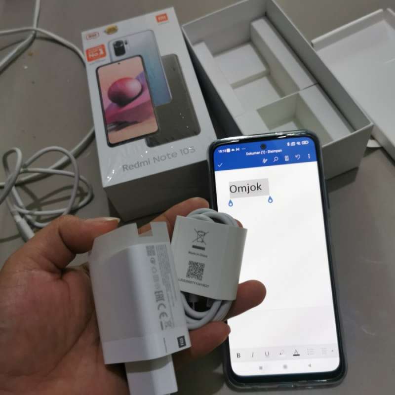 Promo Charger Xiaomi Redmi Note 10s Copotan Bawaan Hp Original 1000% ...