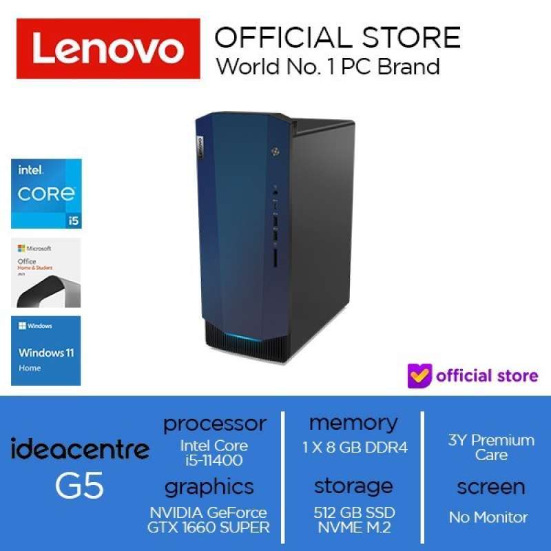 Promo Lenovo Ideacentre Gaming 5 14iob6 8vid || Core I5-11400 8gb 512gb Ssd Geforce Gtx 1660 ...
