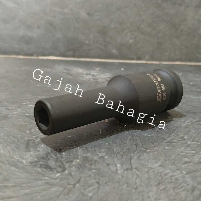 Jual Mata Sok Impact Panjang 1/2 Dr 8mm 6pt Socket Kunci Shock 8 Mm Long Di Seller Gajah Bahagia ...