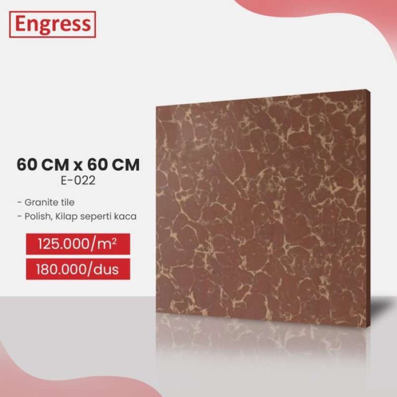 Jual granite tile 60x60 Engress polish design di Seller F style Al ...