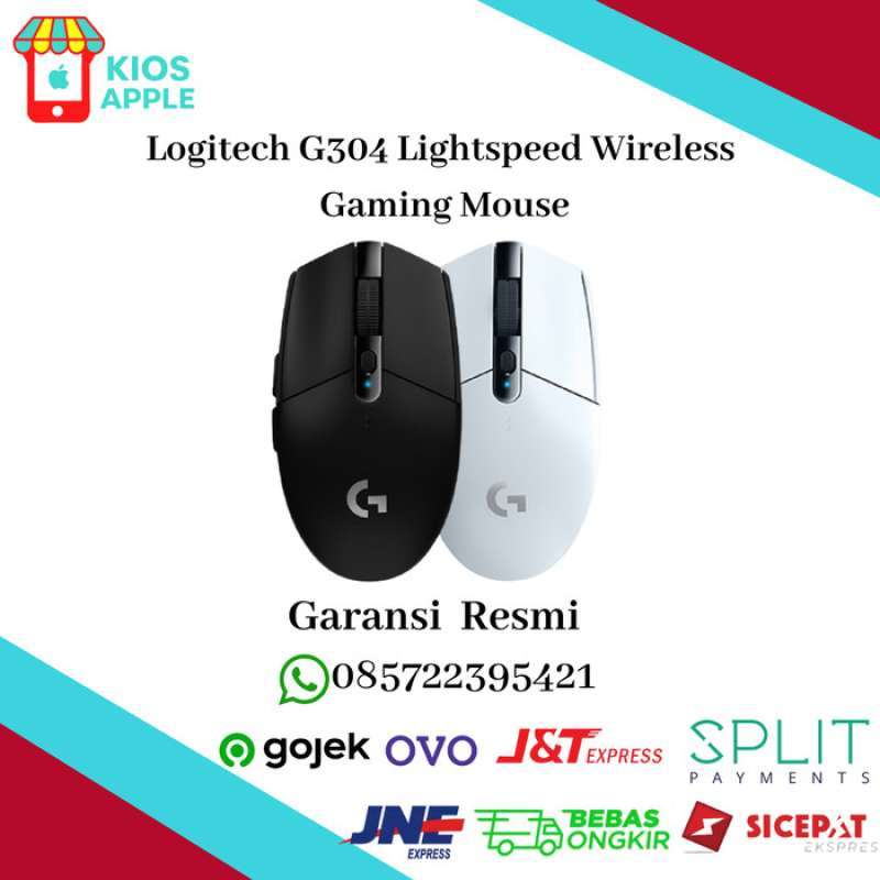 Promo Logitech G304 Lightspeed Wireless Gaming Mouse [FS] Diskon 12% di Seller Anggita Putri ...
