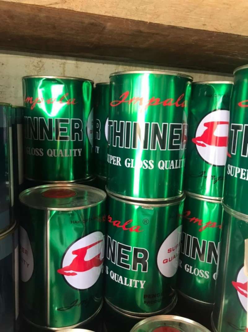 Promo Thinner Impala Pengencer Cat Tinner Tiner Kaleng Minyak 1 Kg ...