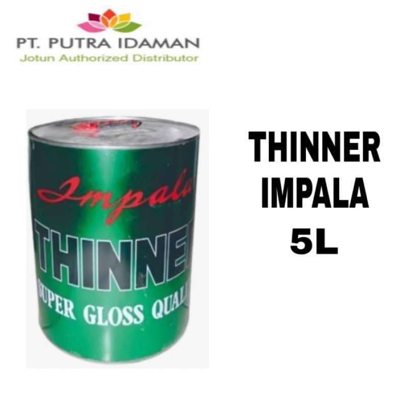 Promo THINNER IMPALA 5 L / TINER THINER IMPALA 5 L / PENGENCER CAT Diskon 13% di Seller Taylaa ...