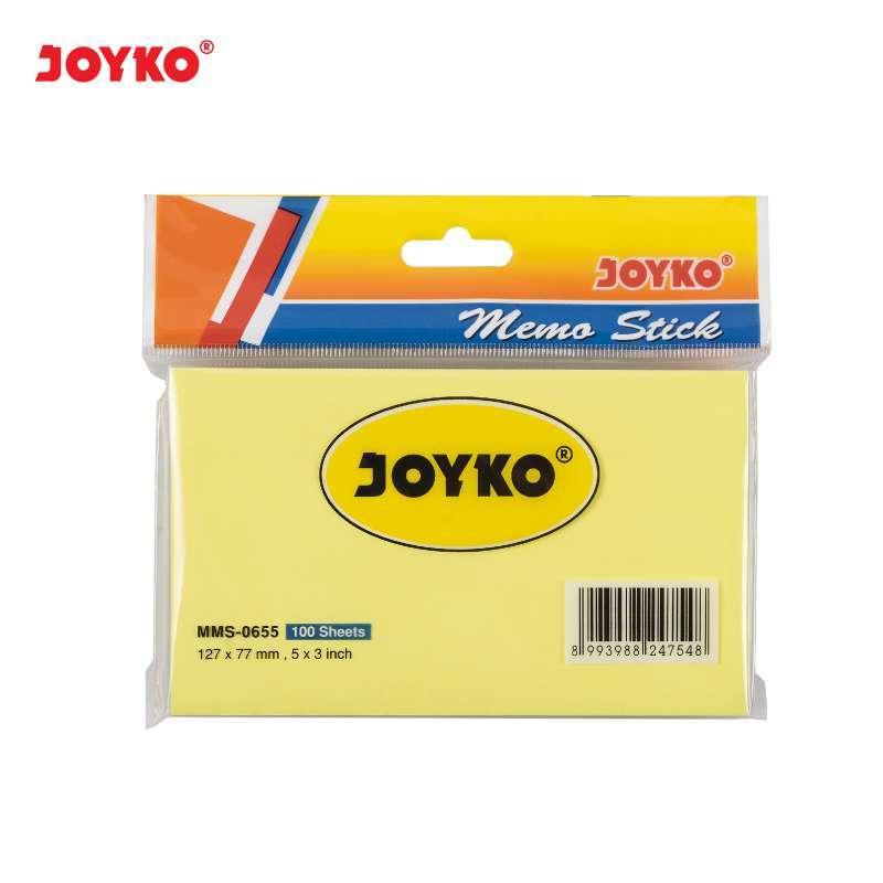 Jual Joyko MMS-0655 Kertas Sticky Note - Yellow di Seller JOYKO - Kapuk ...