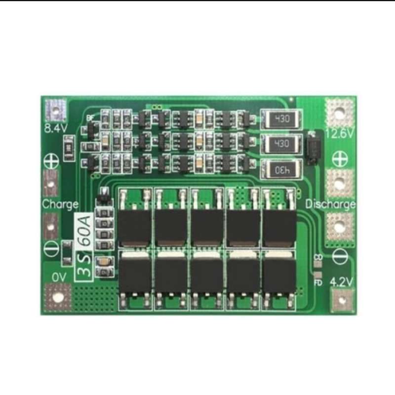 Promo Baterai Management System Bms 3S 60A 60 Ampere 12V 12 Volt 18650 ...