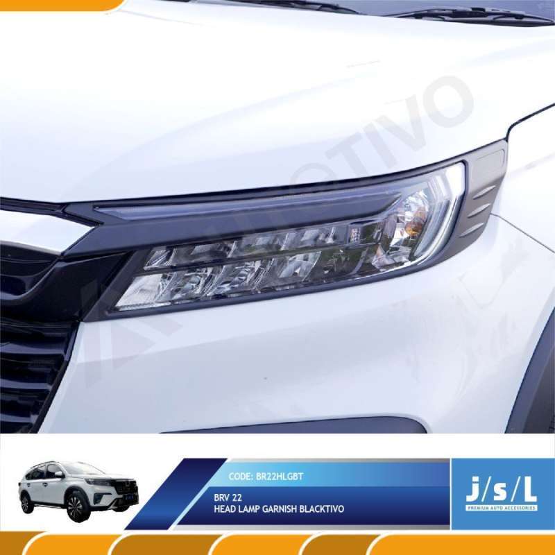 Promo All New BRV 2022 Headlamp Garnish Blacktivo JSL Cover Lampu Depan ...