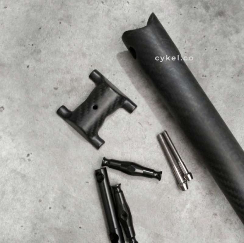 Jual Aceoffix Carbon Seatpost 580mm Ultra Lightweight For Brompt 3sixty Di Seller Relentless ...