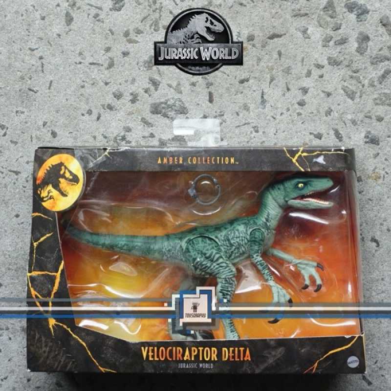 Jual Jurassic World Amber Collection Velociraptor Delta Action Figure ...
