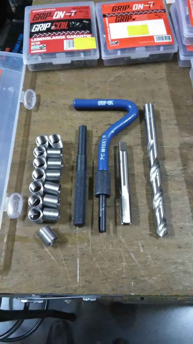 Promo Tap Recoil Set/Grip On/M10X1/Alat Perbaiki Drat Rusak/Drat Busi ...