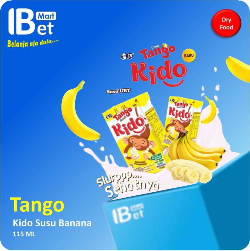 Promo Tango Kido Susu Banana 115 ML Diskon 20% di Seller IBet Mart ...