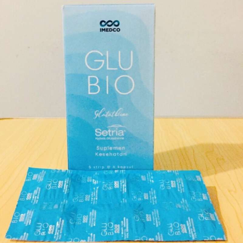 Promo Glubio Glutathione Murni (Original Kyowa-Jepang) 30 Cap/ Box ...